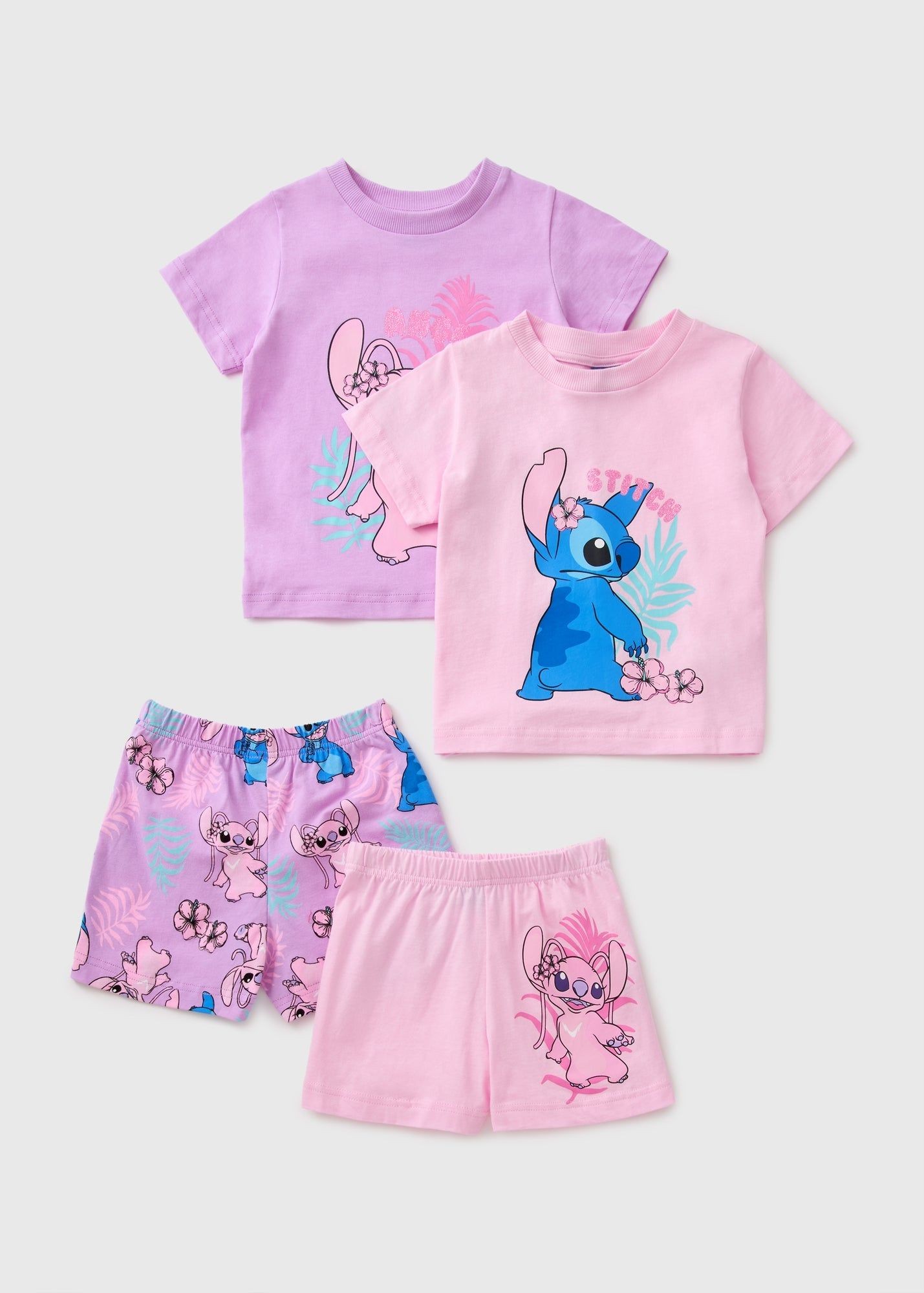 pyjama set girls disney pajamas Princess Blue Long Sleeve Toddler ...