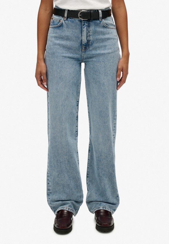 Buy Organic Cotton High Rise Wide Leg Jeans Online in Bahrain - bfab